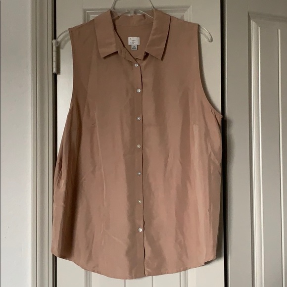 a new day | Tops | A New Day Sleeveless Buttonup Top | Poshmark